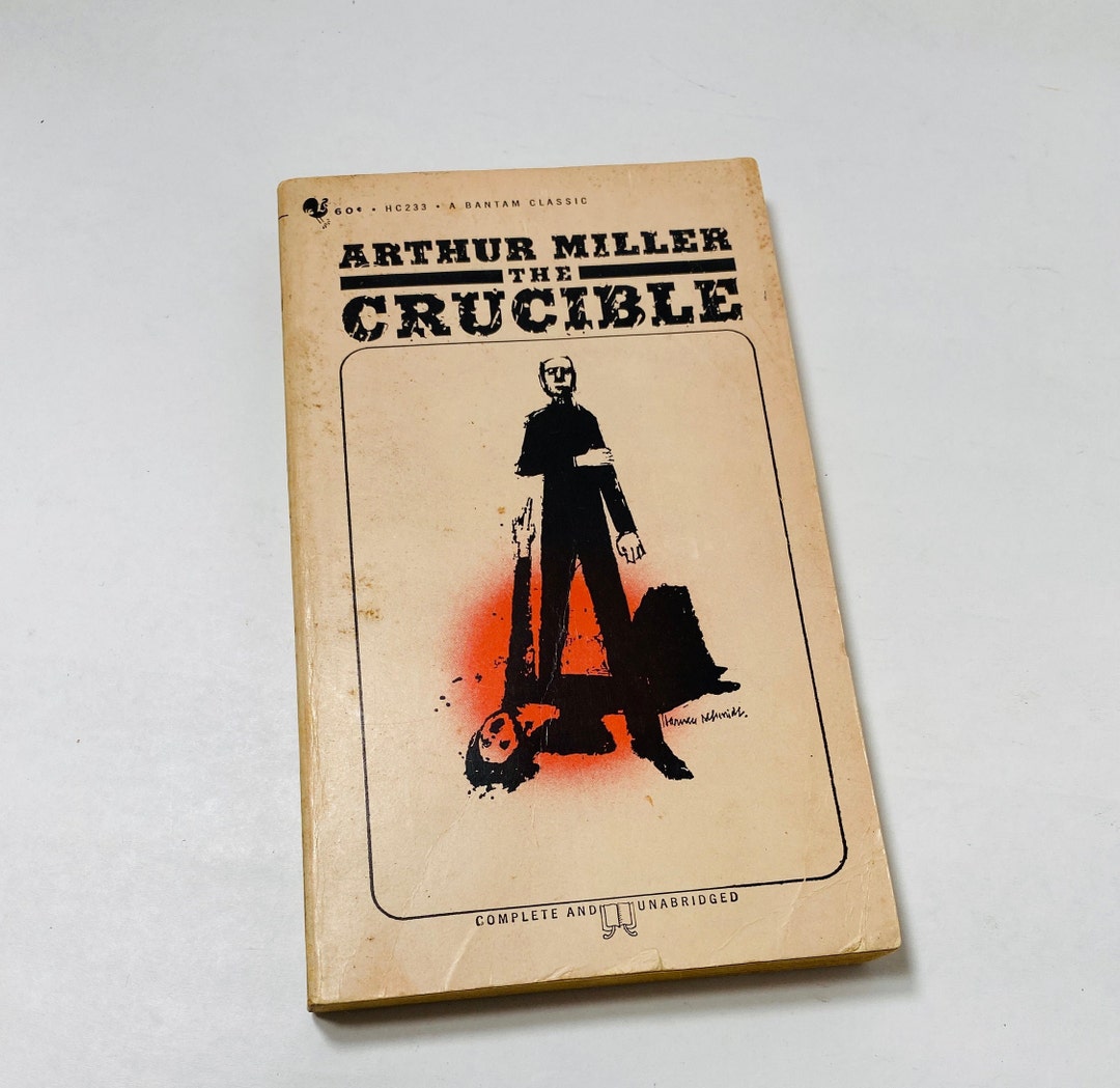 Arthur Miller Crucible Vintage Bantam Paperback Book Circa 1963 One of ...