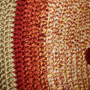 Crocheted 56" Pizza Afghan Pepperoni Handmade - Etsy