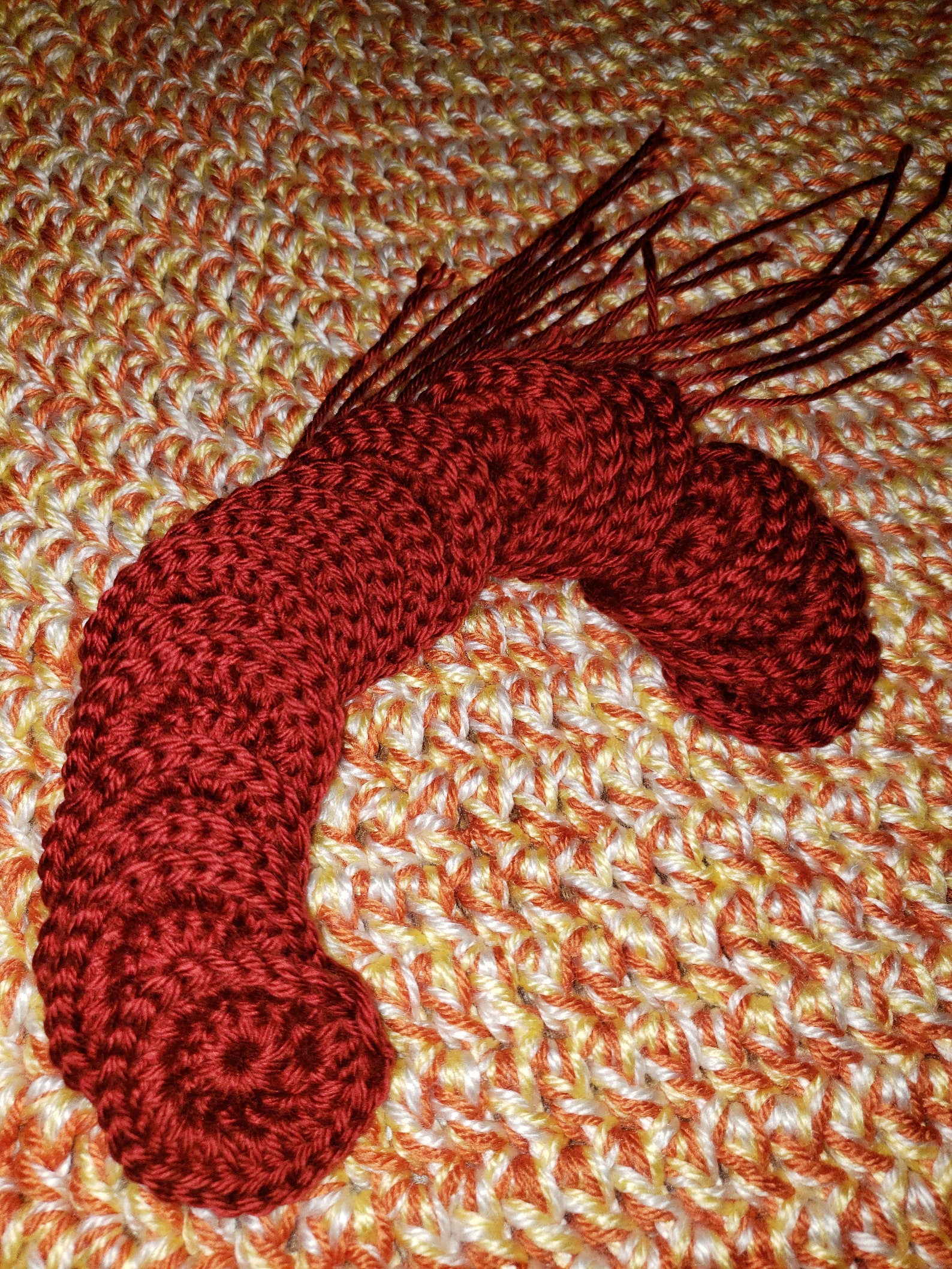 Crocheted 56" Pizza Afghan Pepperoni Handmade - Etsy