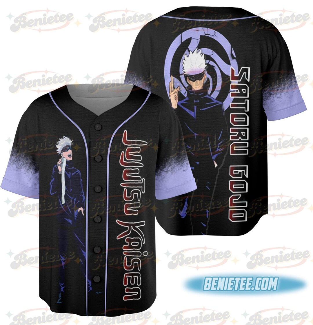 Satoru Gojo Baseball Jersey - Etsy