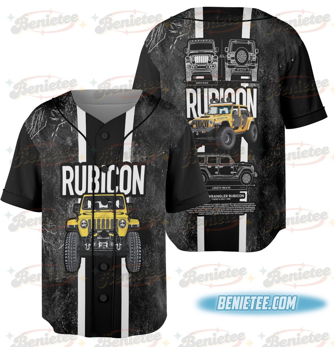 Jeep Rubicon Fan Art Baseball Jersey - Etsy