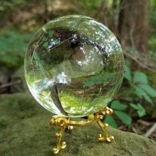 Quartz Crystal Ball - Etsy