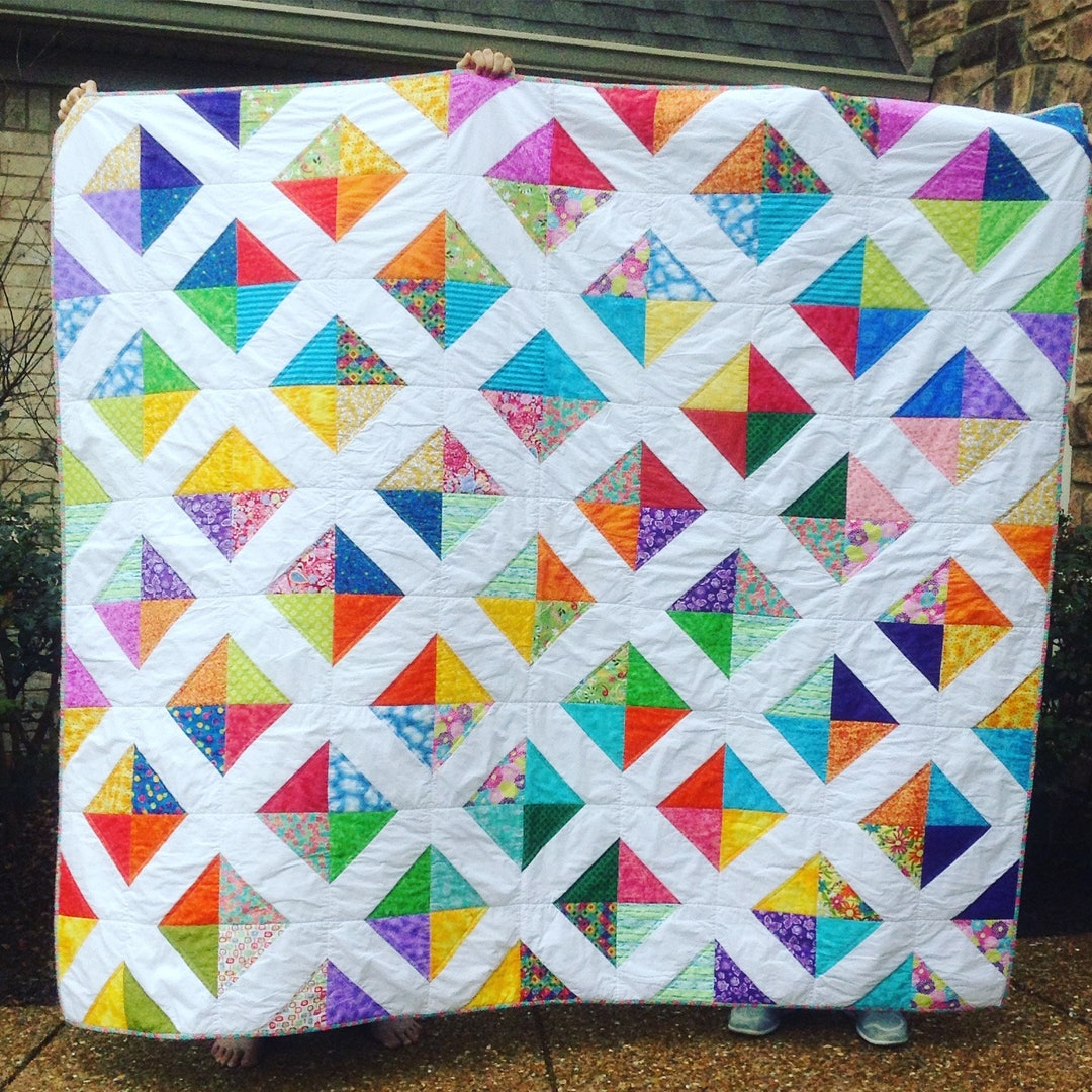 Large Signature Quilt - Custom Memory Keepsake, 90 Blocks - Etsy