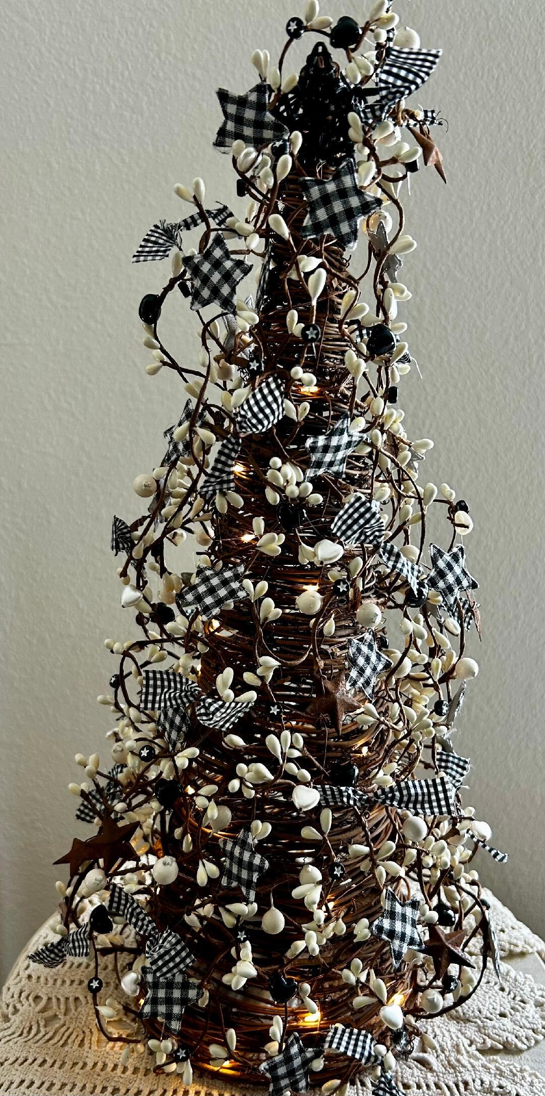 18 Grapevine Tree, Country Farmhouse Decor, Cone Tree, Etsy Home Decor ...