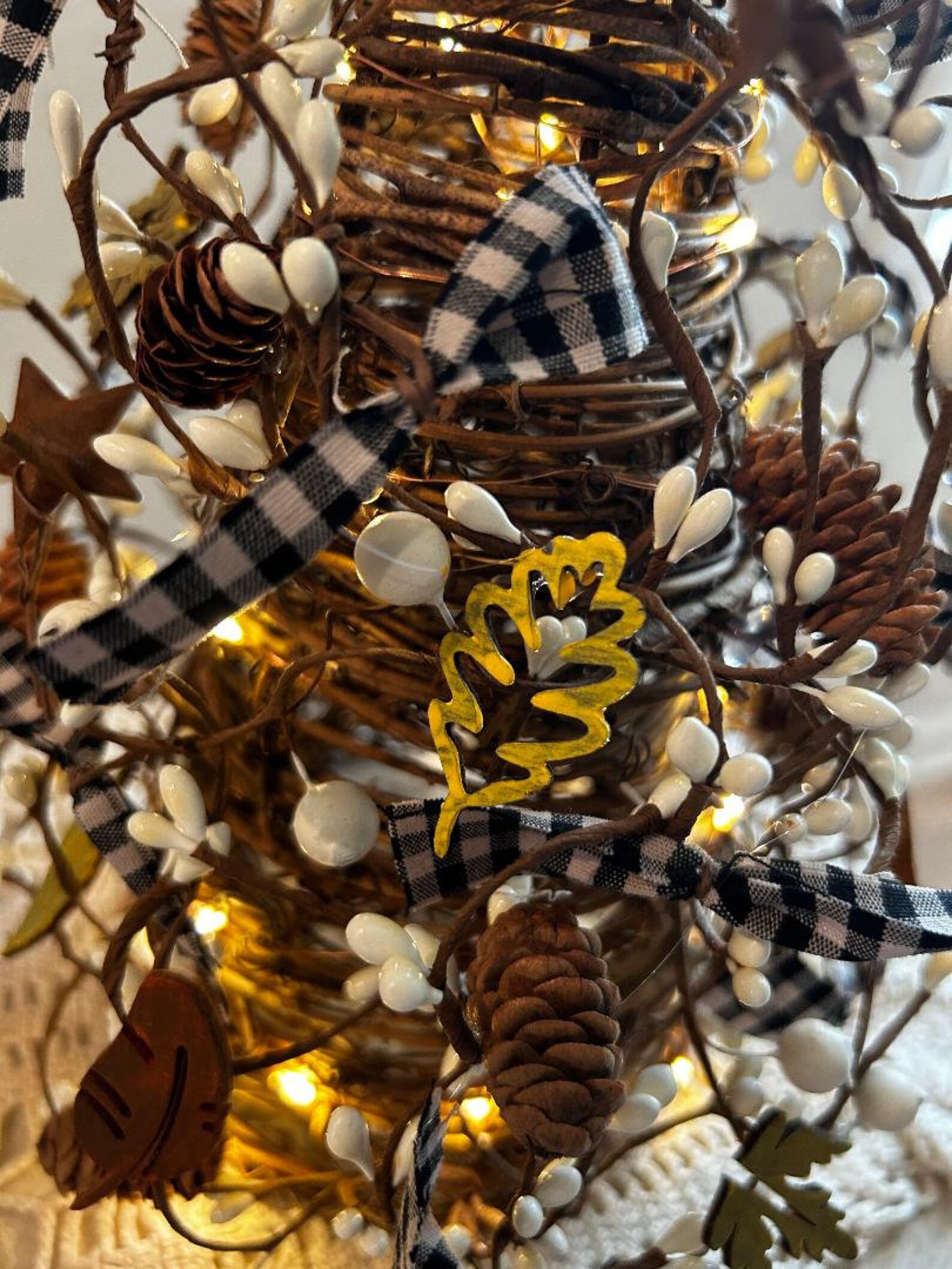 Grapevine Tree 12, Country Farmhouse Decor, Cone Tree, Etsy Home Decor ...