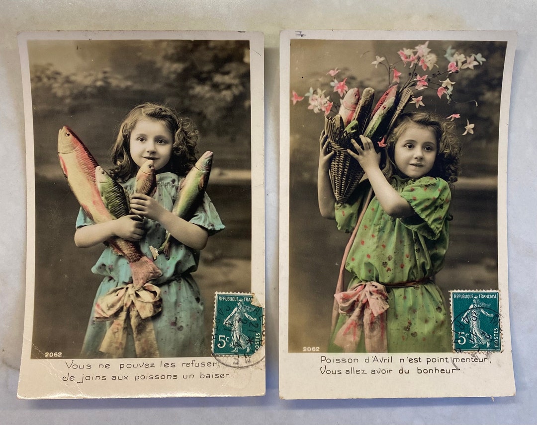 April Fool’s Day ANTIQUE Postcard (1911) - Etsy