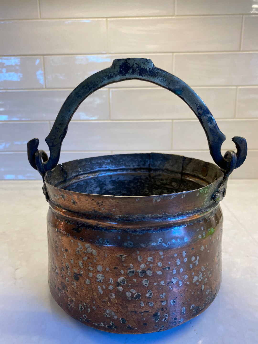 18th Century Handmade Copper Pot - Etsy