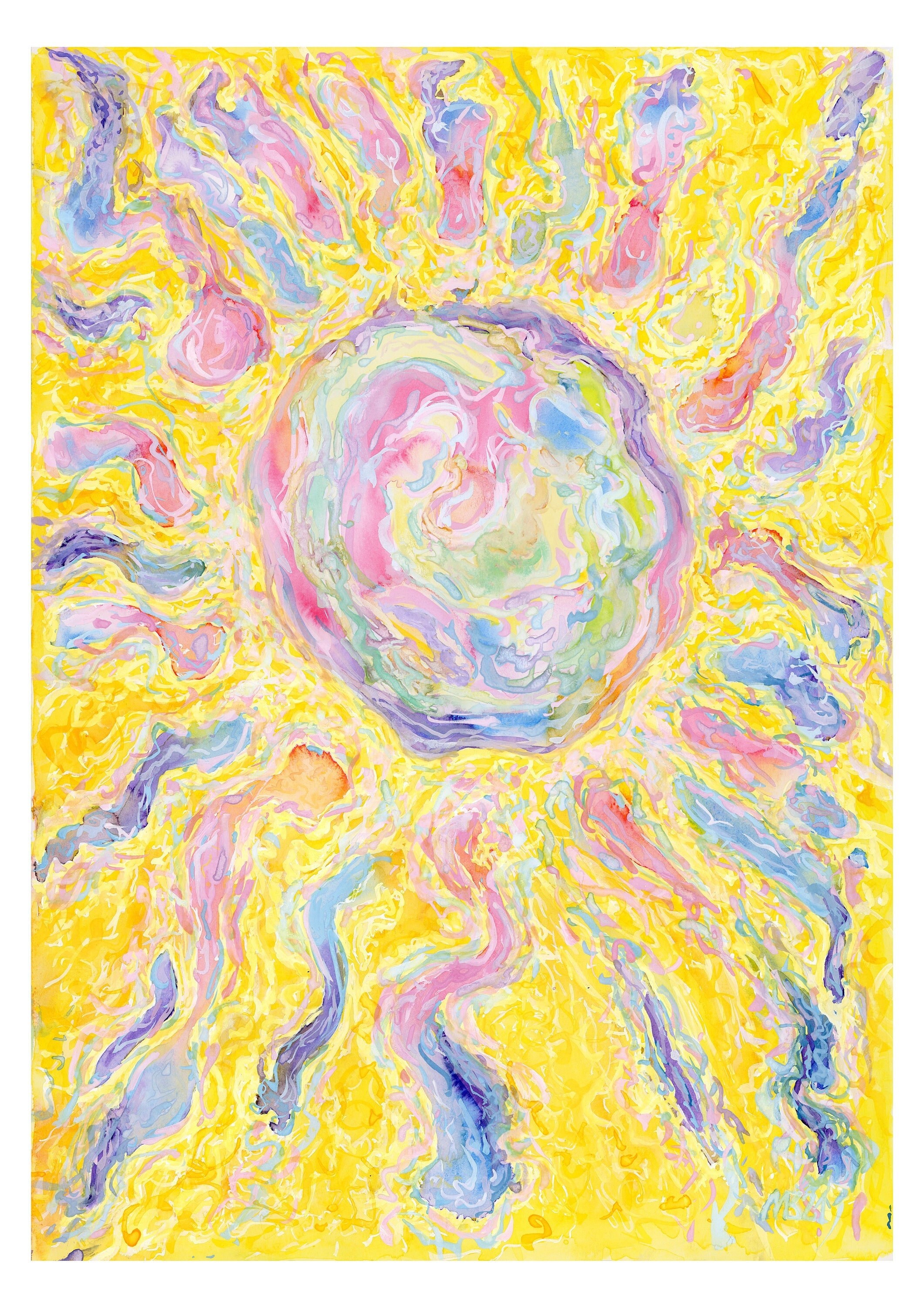 Inner Sun, Intuitive, Spiritual, Healing, Energetic, Vibrational Art ...