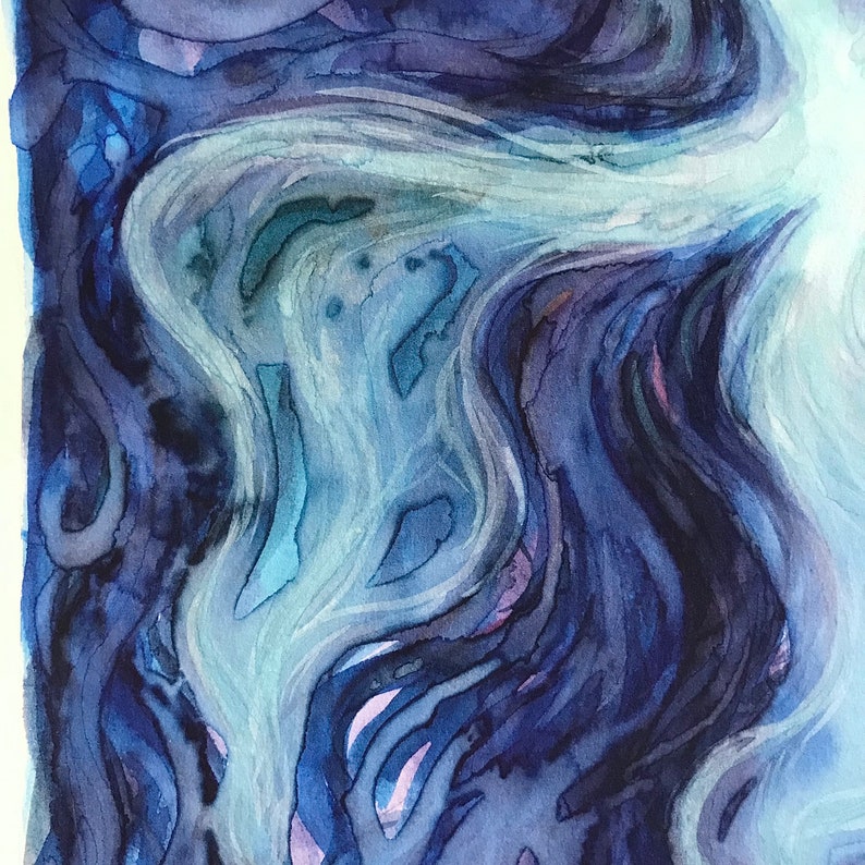 Spirit Flower Spiritual Intuitive Healing Energetic Art Print ...