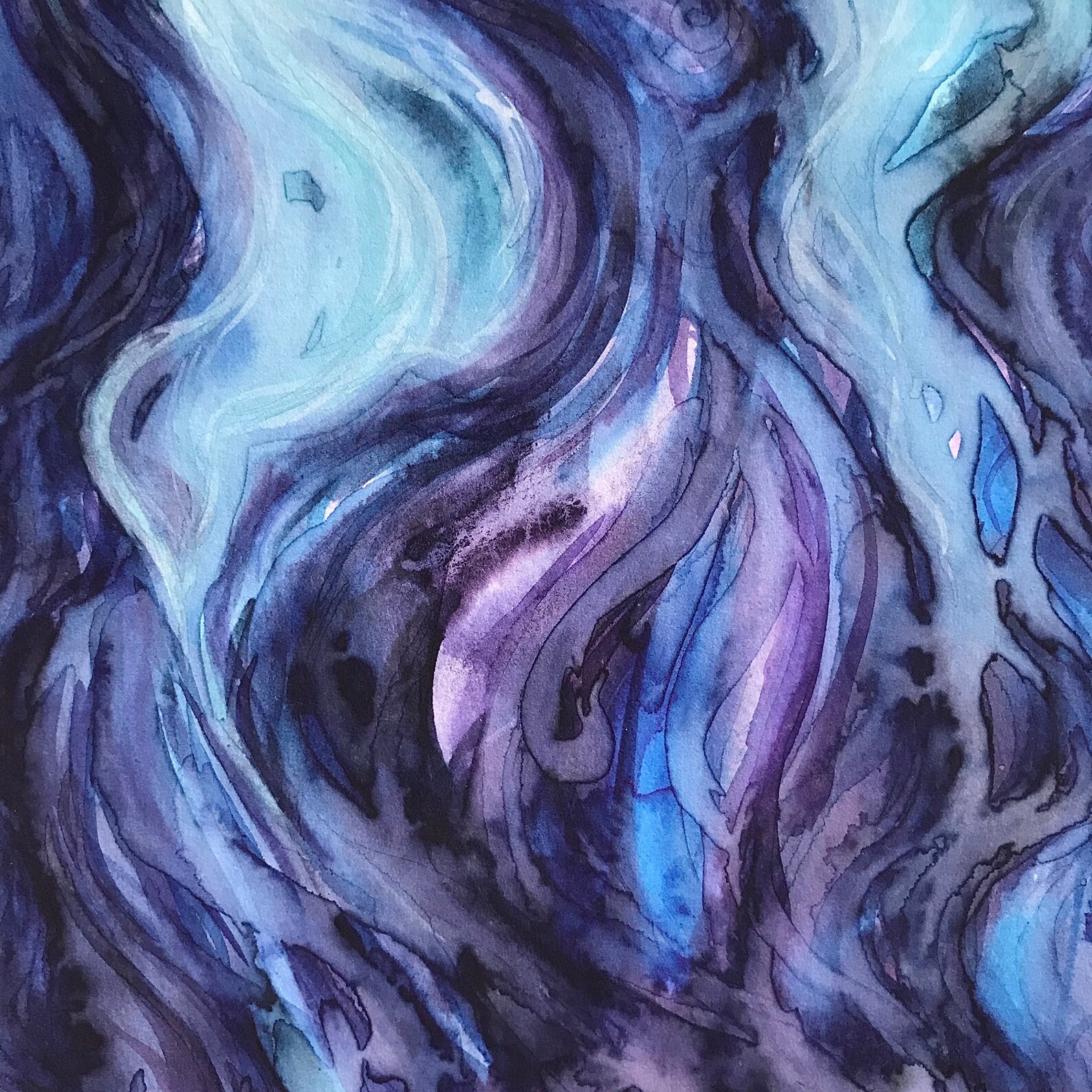 Spirit Flower Spiritual Intuitive Healing Energetic Art Print ...