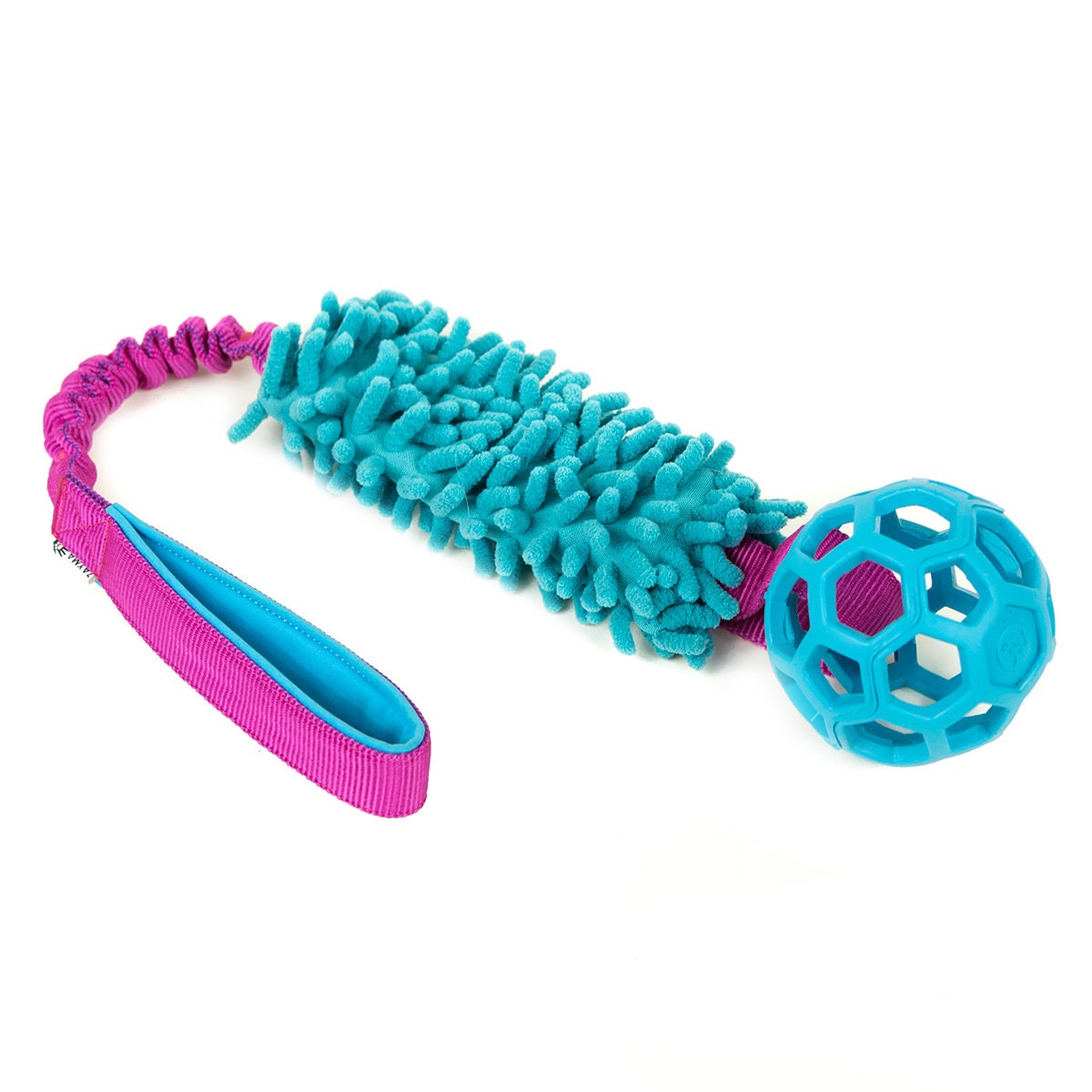 SMALL Dog toy mop with bungee handle and JW Pet Hol-ee Roller | Etsy