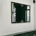 Art Deco Chicago Large Mirror Over Mantel Stained Glass Style 91x61cm ...