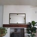 Art Deco Chicago Large Mirror Over Mantel Stained Glass Style 91x61cm ...