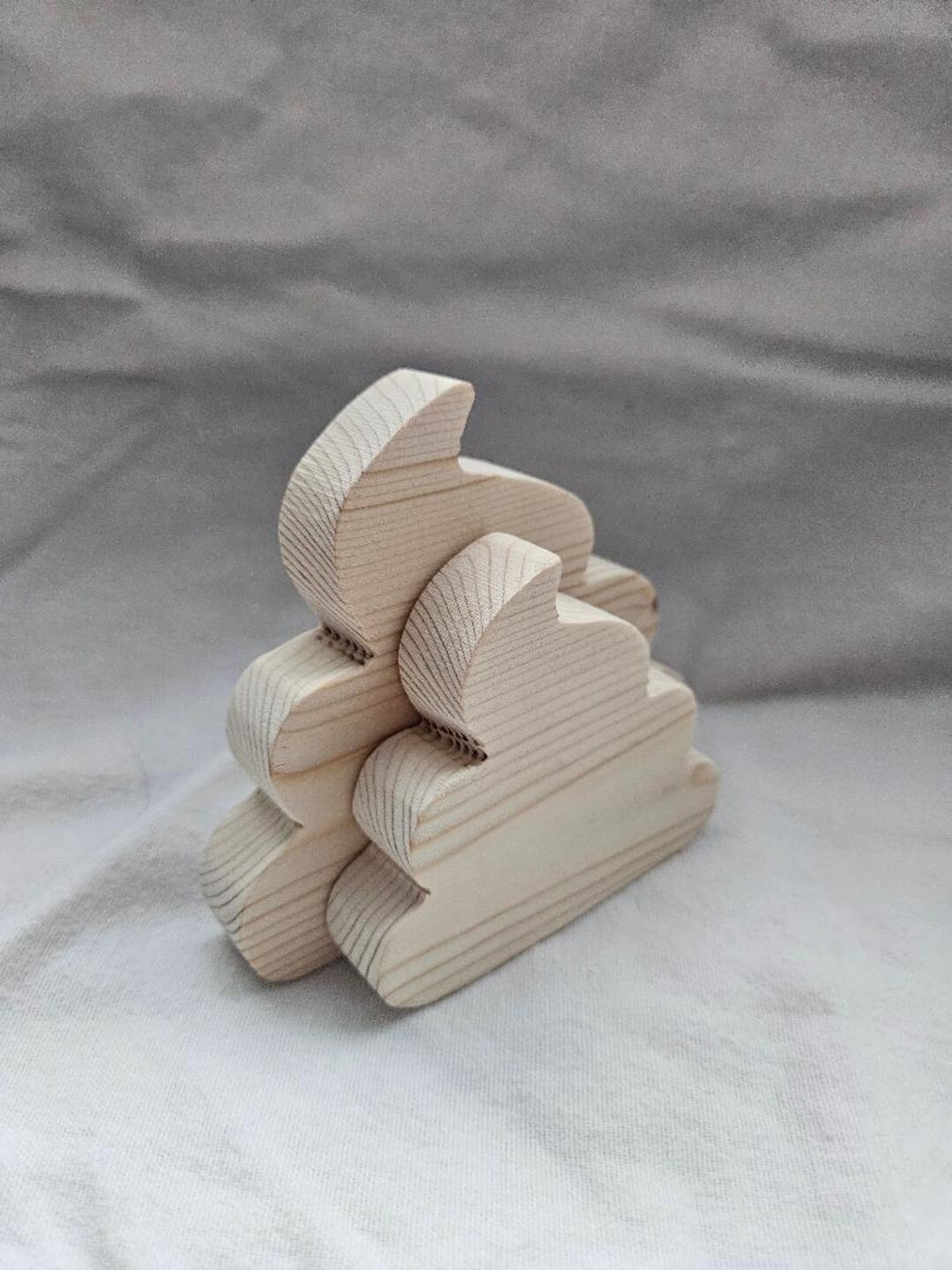 Poop Emoji Shape Cut Out Wood Shape Craft Supply - Pine Woodcraft ...