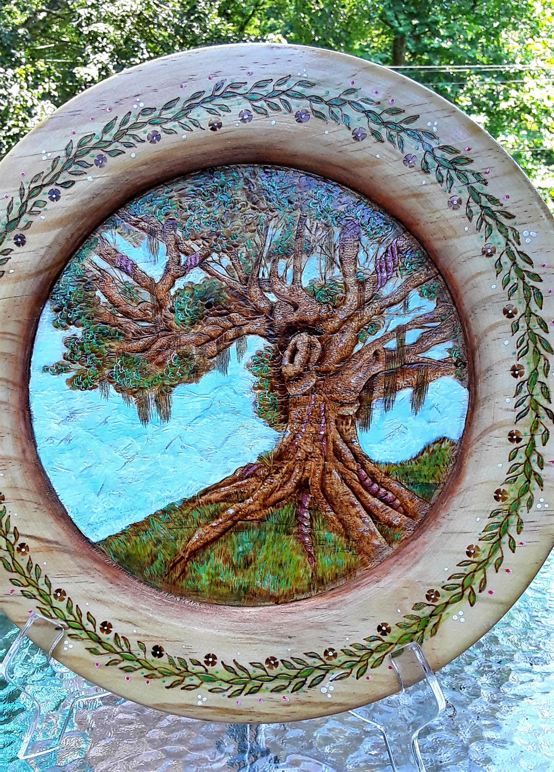Tree of Life 12 Plate - Etsy