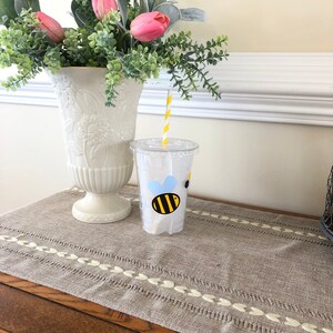 Bee Party Cup, Bumble Bee Party Cup, Bee Gender Reveal, Honey Bee 1st ...
