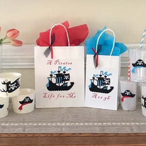 Pirate Party Cup, Pirate Birthday Party Cups, Pirate Party Popcorn Cups ...