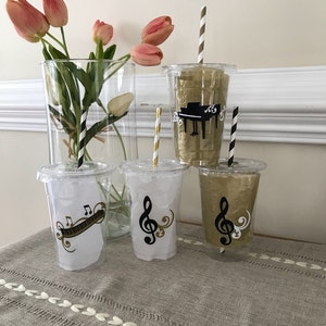Music Party Cup, Instrument Party Cup, Band Party Cup, Music Birthday ...