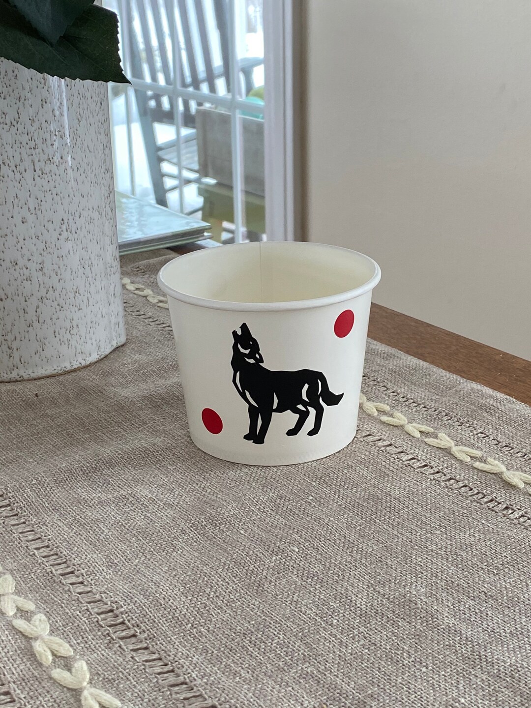 Wolf Snack Cups, Wolf Birthday Snack Cups, Wolf Birthday Party, Teen ...