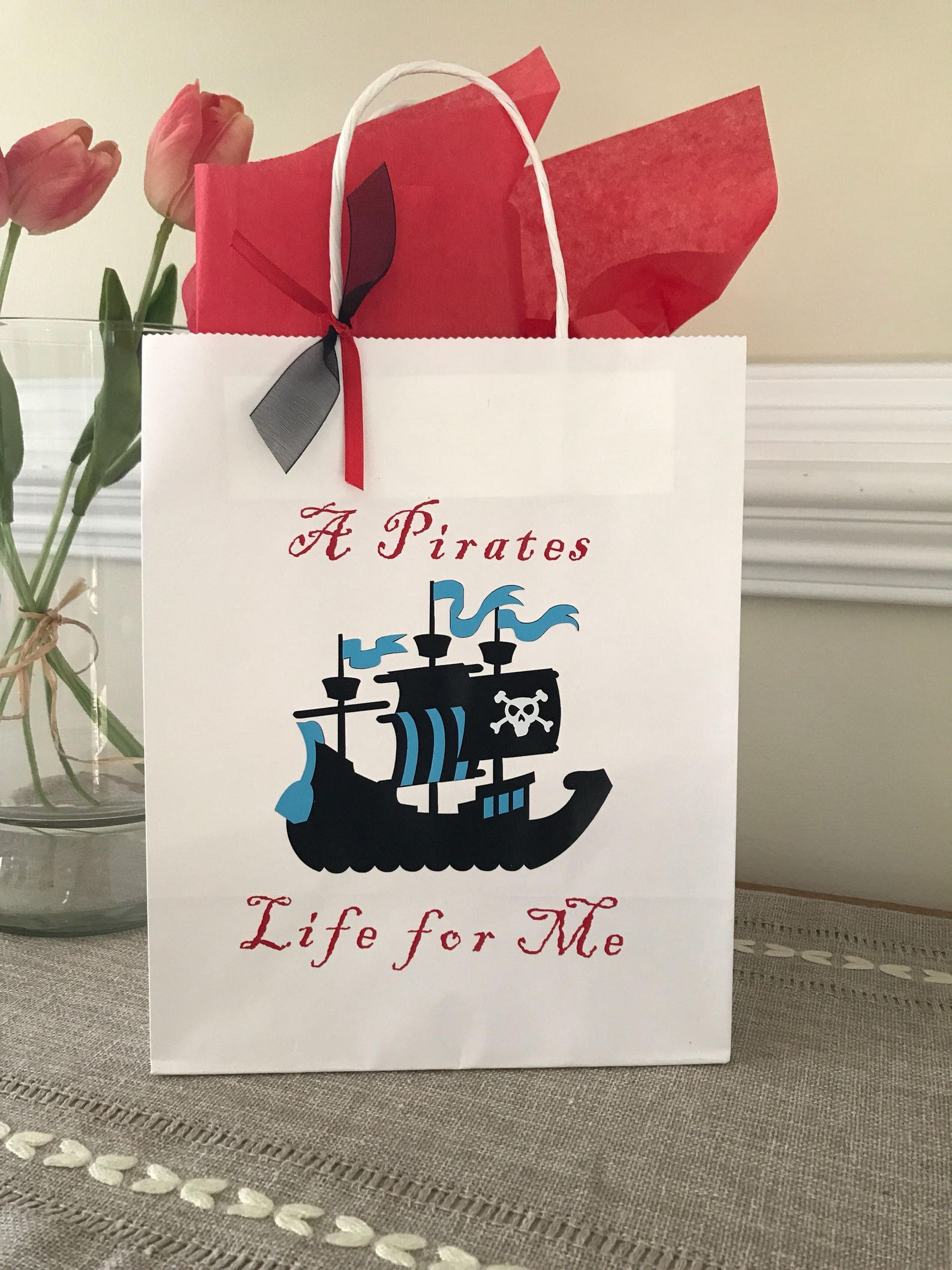 Pirate Party Bag Pirate Birthday Party Bag Pirate Gift Bag - Etsy