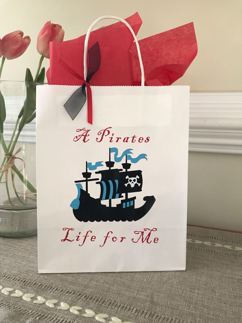 Pirate Party Bag, Pirate Birthday Party Bag, Pirate Gift Bag, Pirate ...