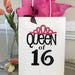16th Birthday Party Bag, Sweet 16 Favor Bag, Sweet Sixteen Gift Bag ...