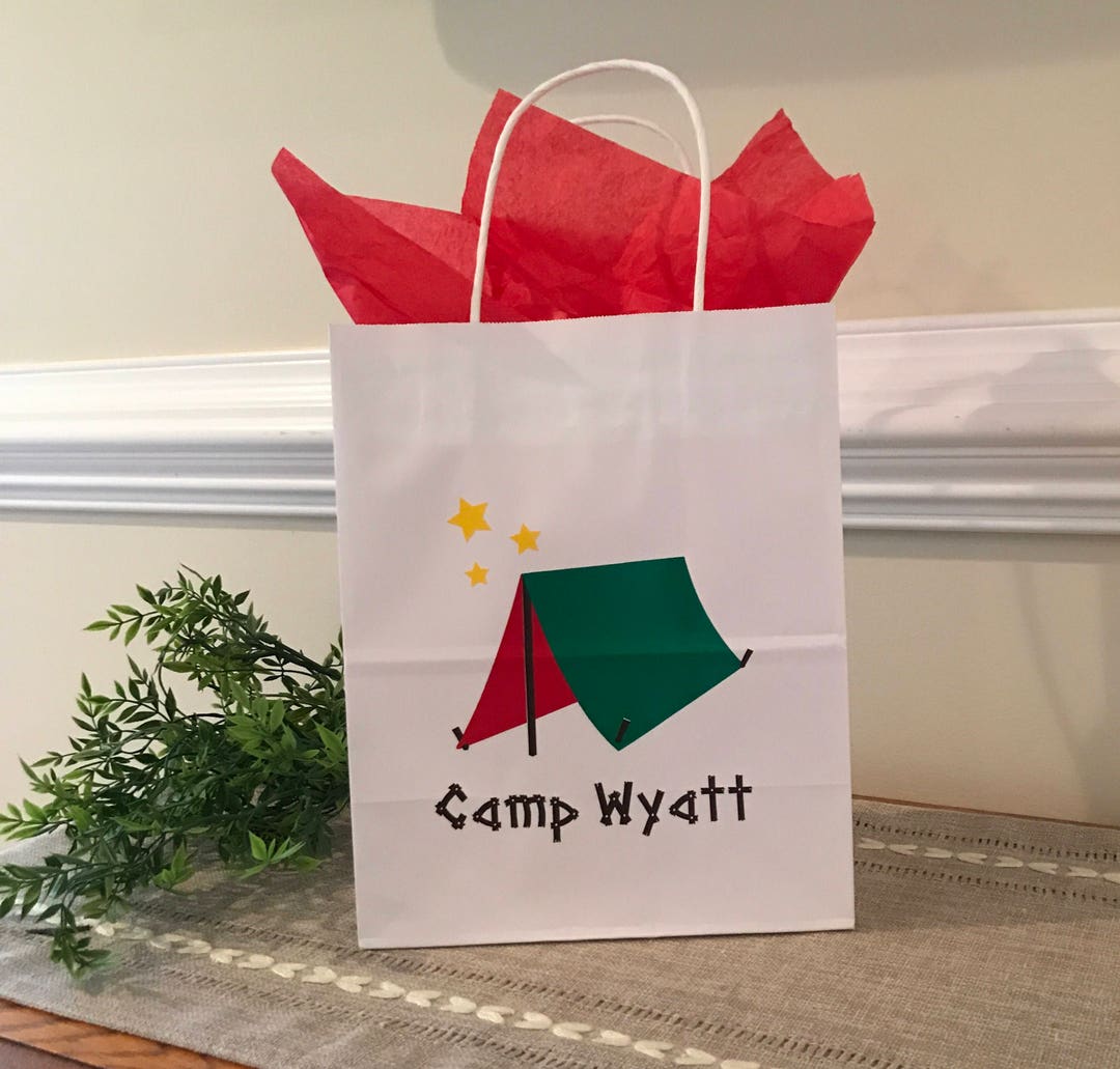 Camping Party Bags, Camping Goody Bag, S'mores Goody Bag, Camping ...