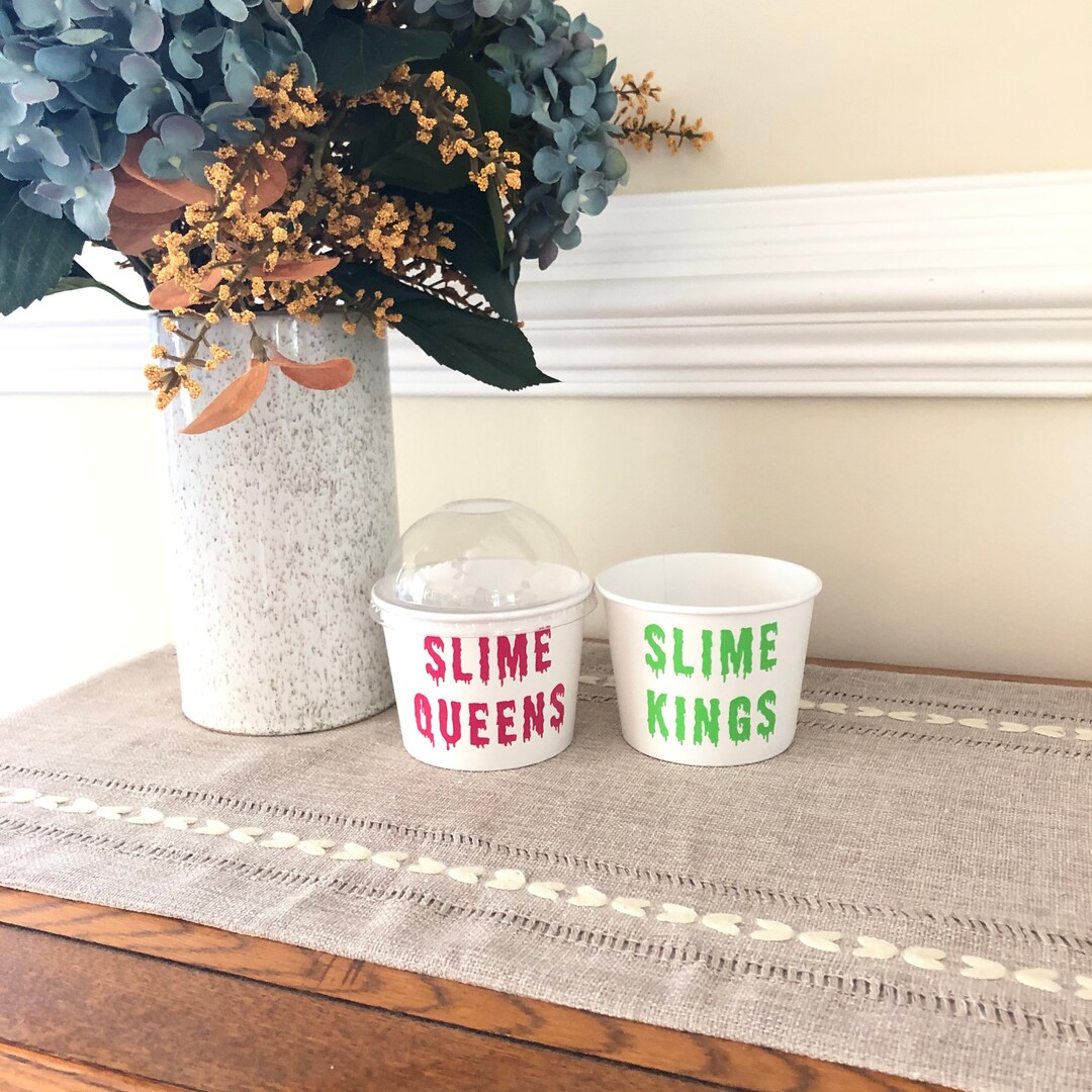 Slime Snack Cups, Slime Birthday Snack Cup, Slime Party Supplies, Slime ...