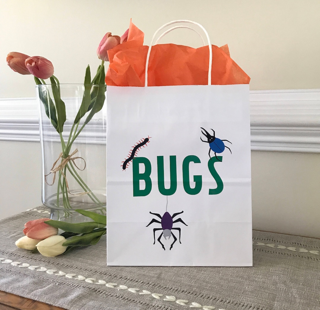 Bug Party Bag, Insect Party Bag, Creepy Crawler Birthday Bag, Insect ...