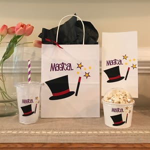 Magic Party Bag, Magician Birthday Party Bag, Magic Show Birthday Bag ...