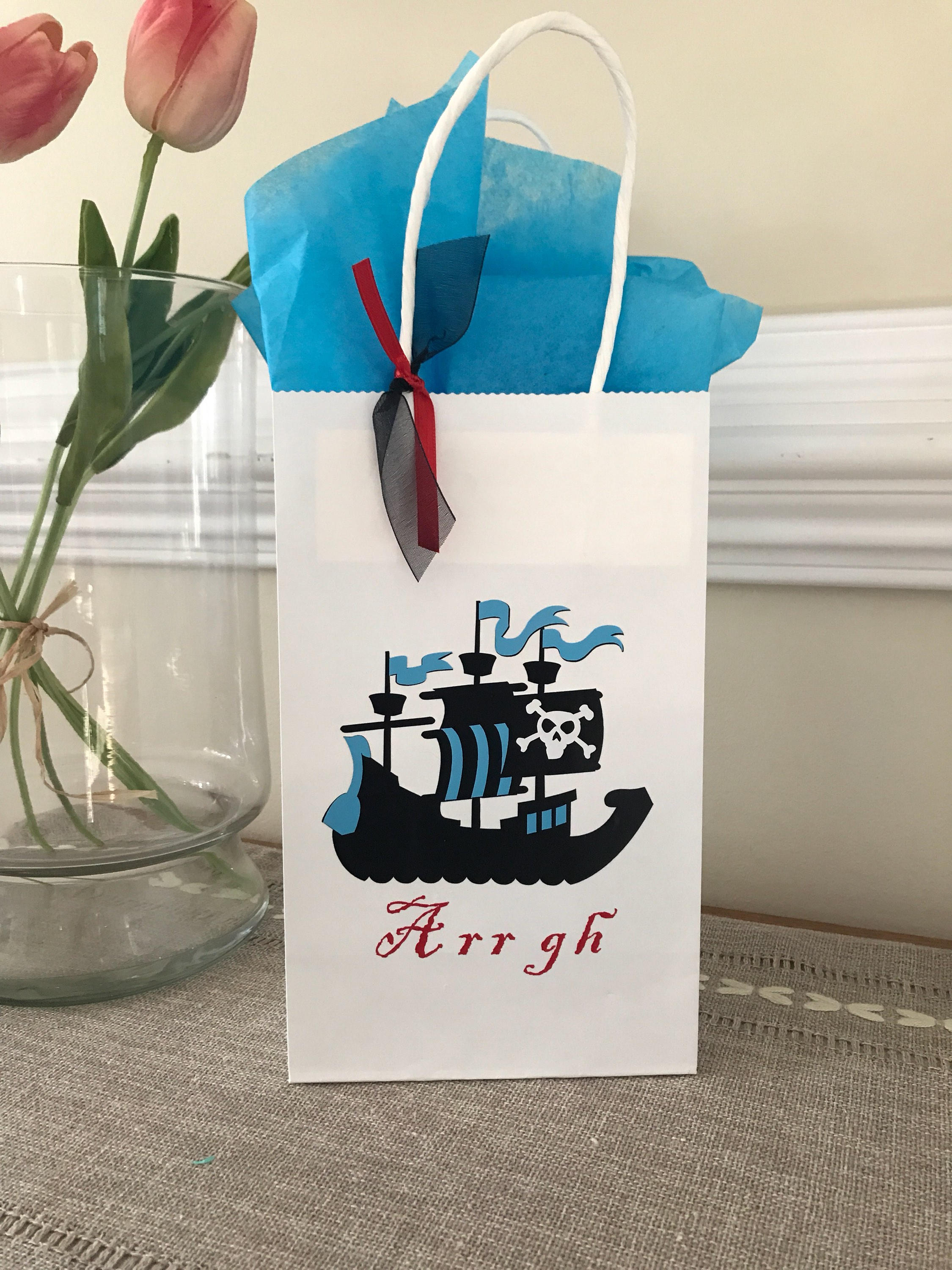 Pirate Party Bag Pirate Birthday Party Bag Pirate Gift Bag - Etsy