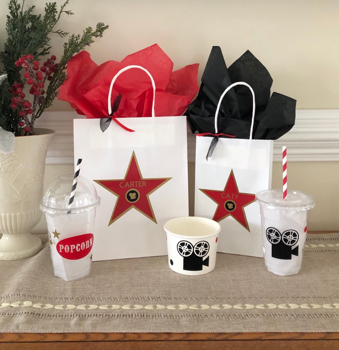 Movie Theatre Party Set, Movie Night Birthday Party Supplies, Drive-in ...