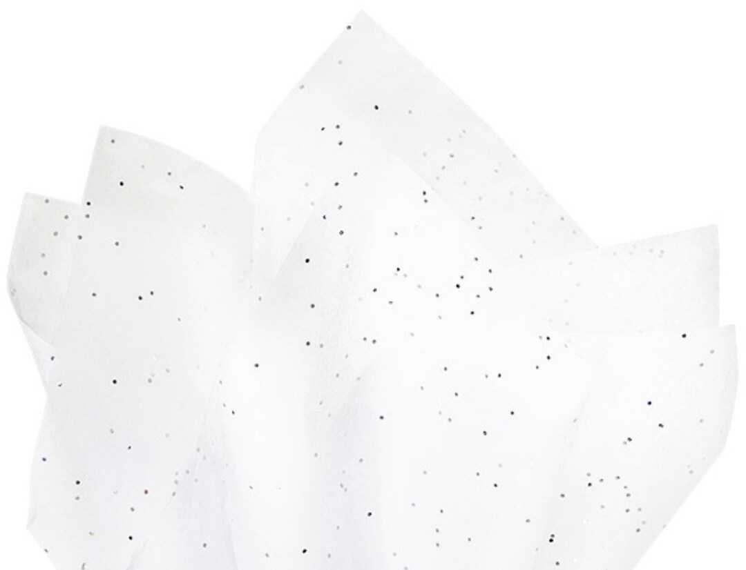 GLITTER GEMSTONE TISSUE, Diamond Fleck Gift Wrapping Craft Tissue 20 ...