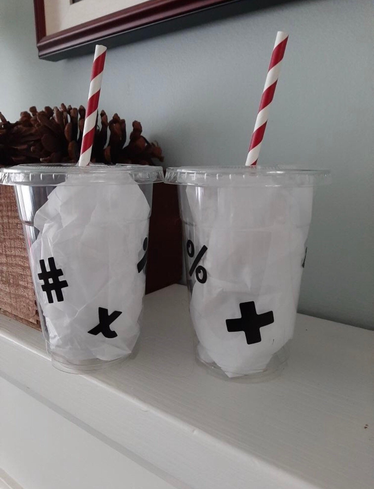 Math Symbol Party Cup Mathematical Nerd Party Cup Teacher - Etsy