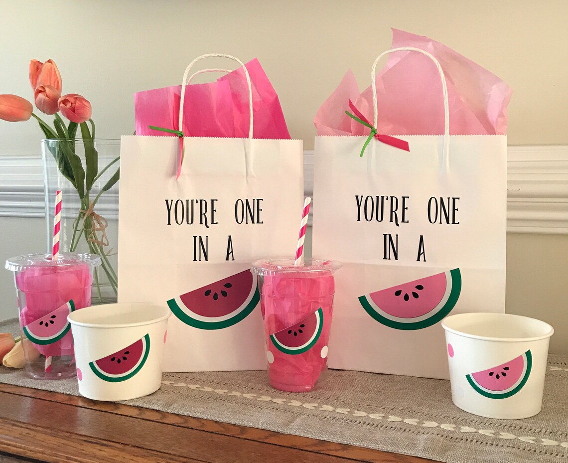 Watermelon Party Cup, Watermelon Birthday Party, Fruit Party Cups ...