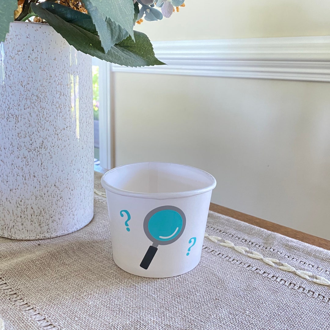 Mystery Party Snack Cup, Spy Birthday Party, Escape Room Party ...