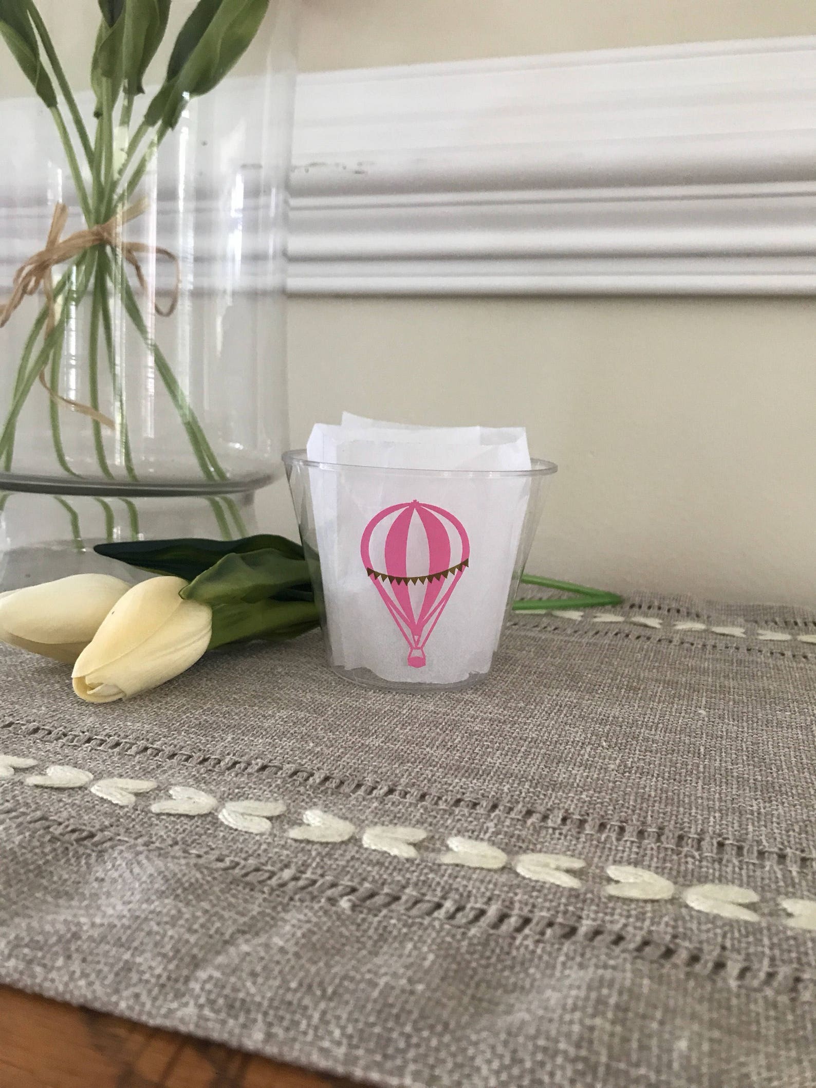 Hot Air Balloon 9 Oz Cup Hot Air Balloon Party Cup up up and - Etsy