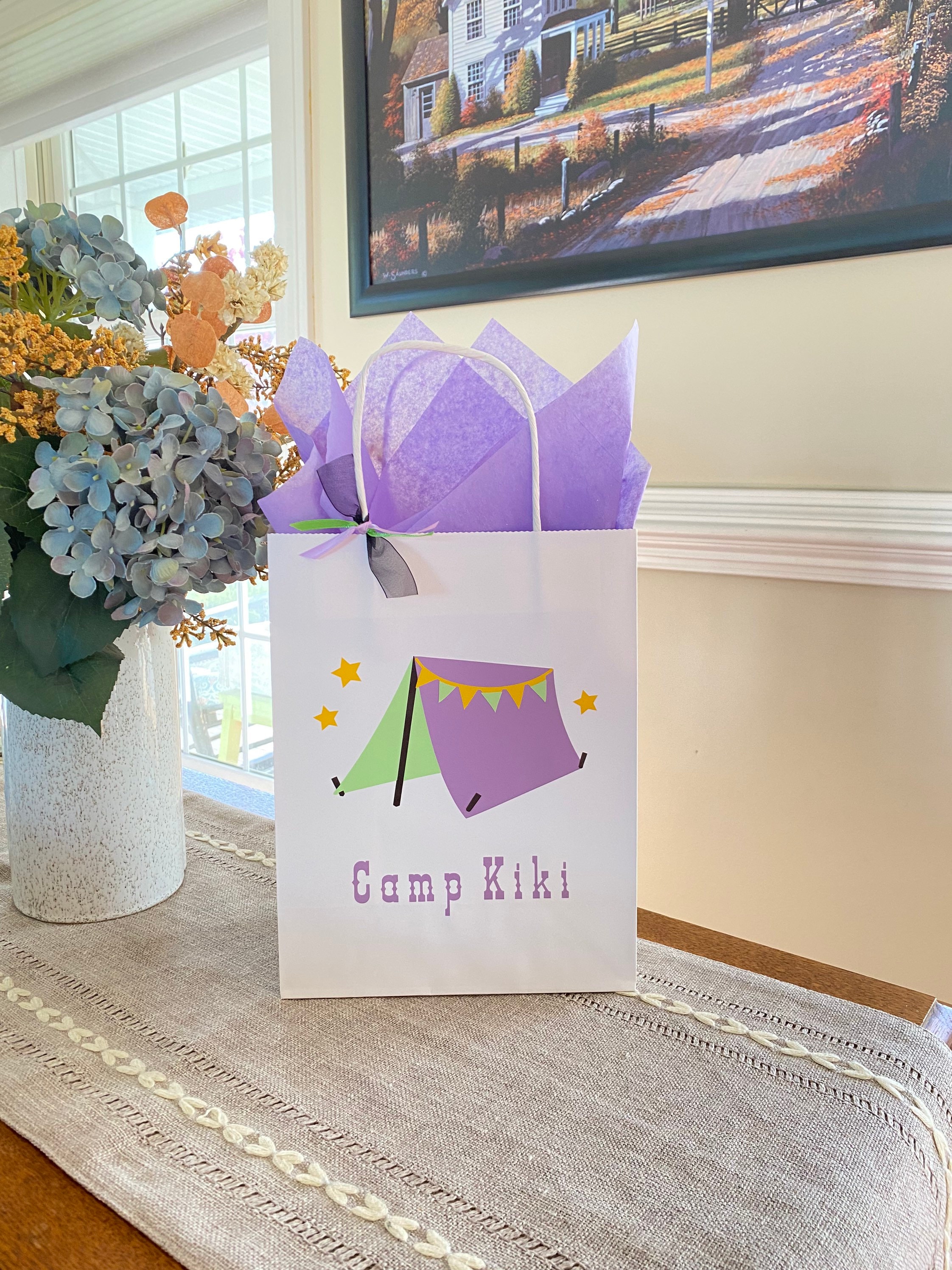 Glamping Party Bag Woodland Glamping Party Glamping Girls - Etsy