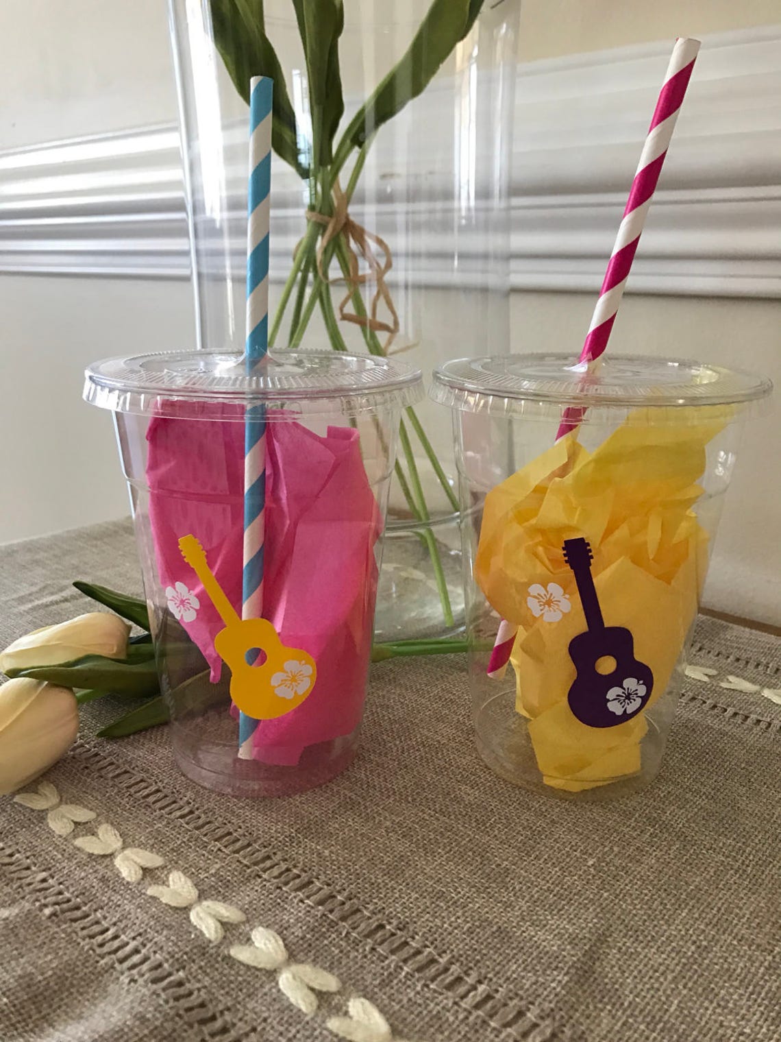 Hawaiian Party Cup Aloha Party Cup Aloha Birthday Party Cup - Etsy