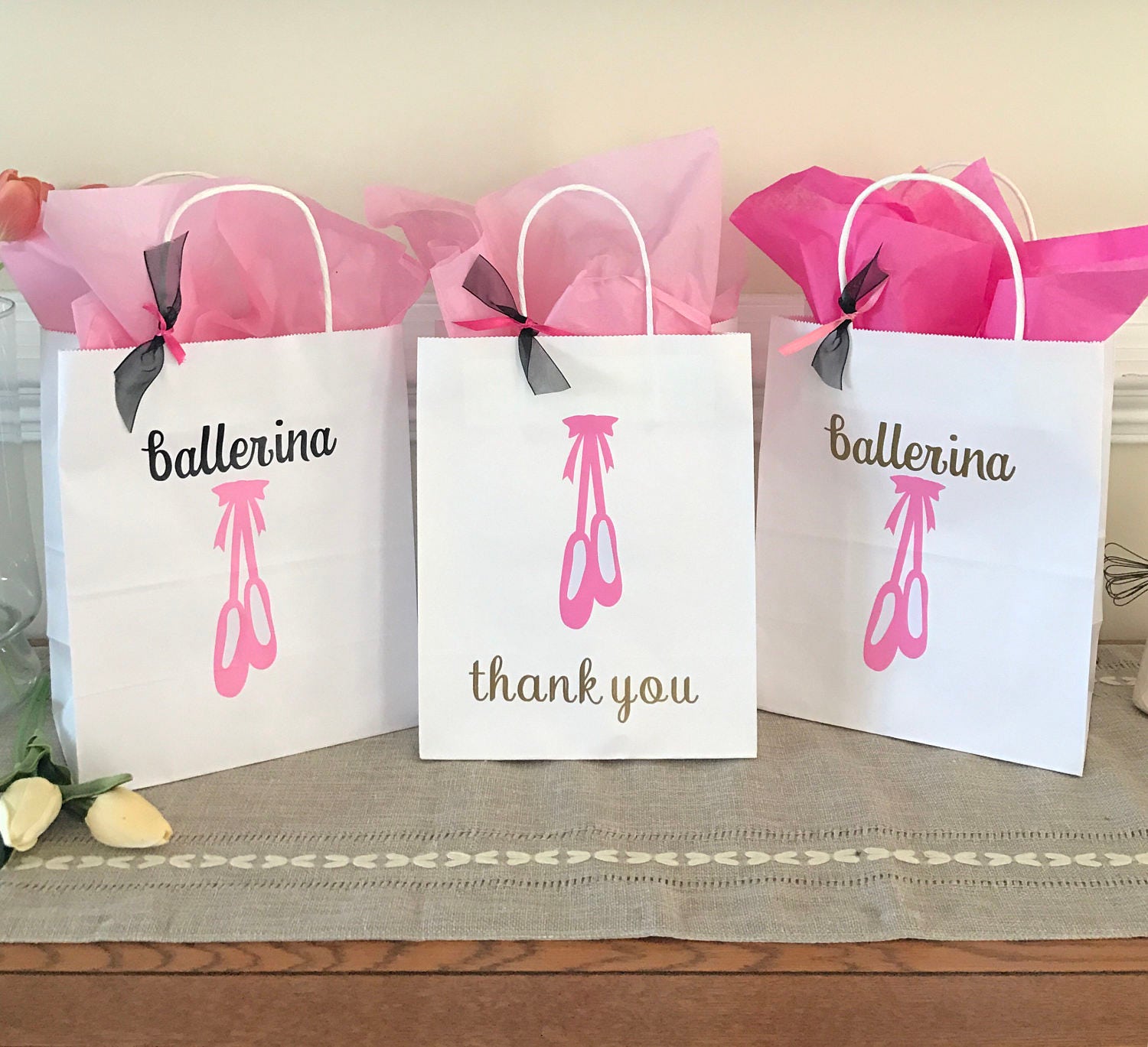 Party & Gifting 12 Personalized ballerina favor boxes-ballerina favor ...