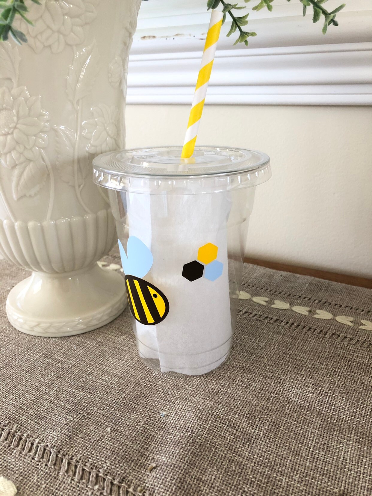 Bee Party Cup Bumble Bee Party Cup Bee Gender Reveal Honey | Etsy