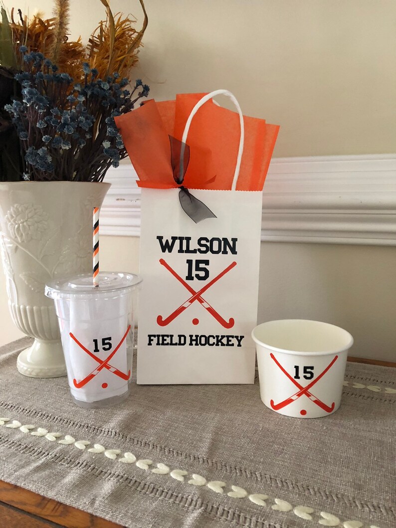 Personalized Field Hockey Party Favor Bag, Team Gift - Etsy
