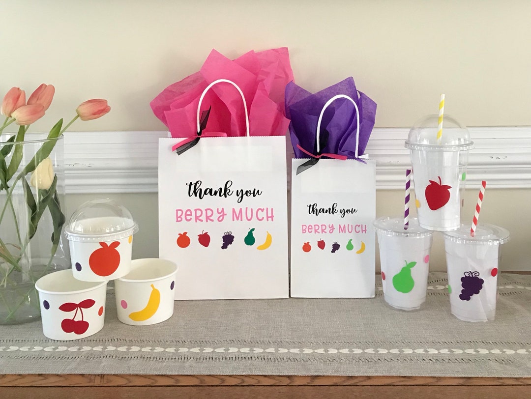 Tutti Frutti Party Set, Fruit Birthday, Sets Include 16 Oz Drink Cups ...