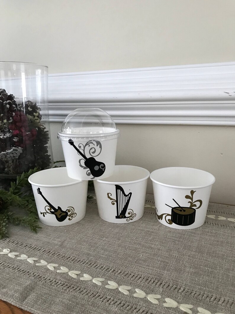 Music Party Snack Cup Band Birthday Party Snack Cups Music | Etsy