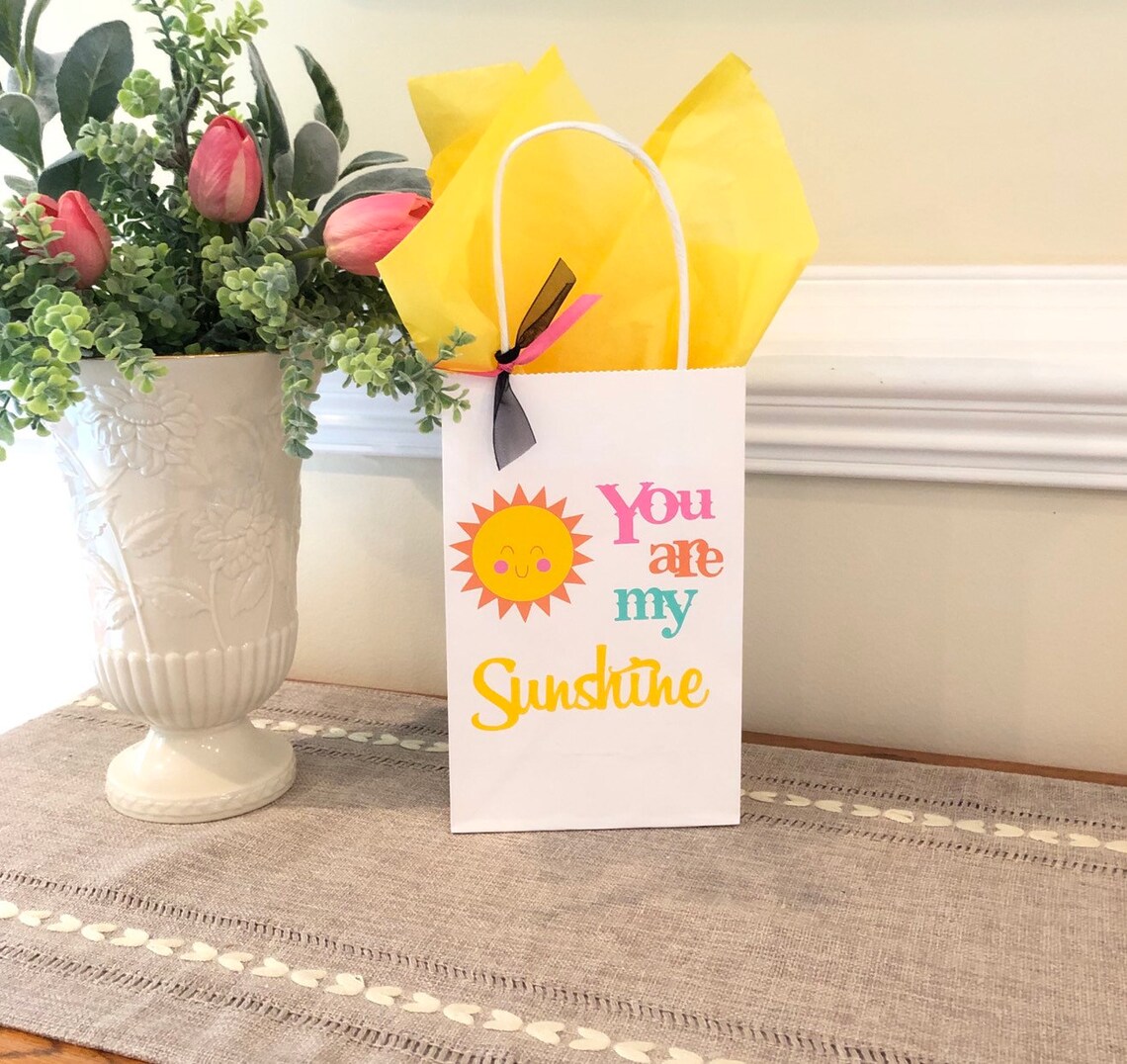 Hello Sunshine Party Bag Sunshine Birthday Party Bags - Etsy
