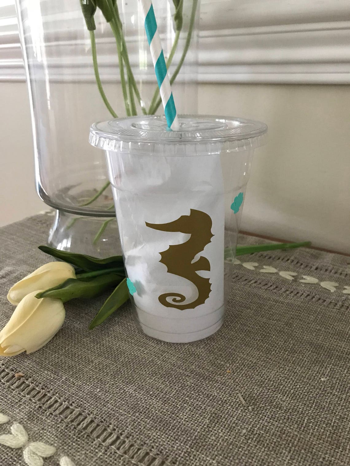Mermaid Party Cup Little Mermaid Party Cup Under the Sea | Etsy