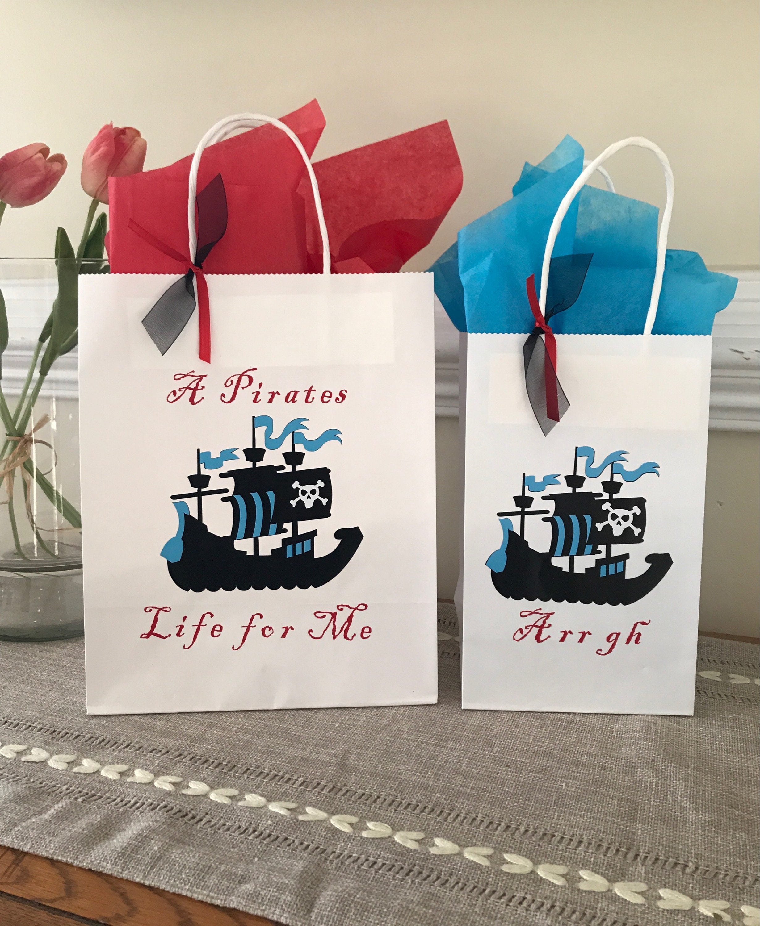 Pirate Party Bag Pirate Birthday Party Bag Pirate Gift Bag - Etsy