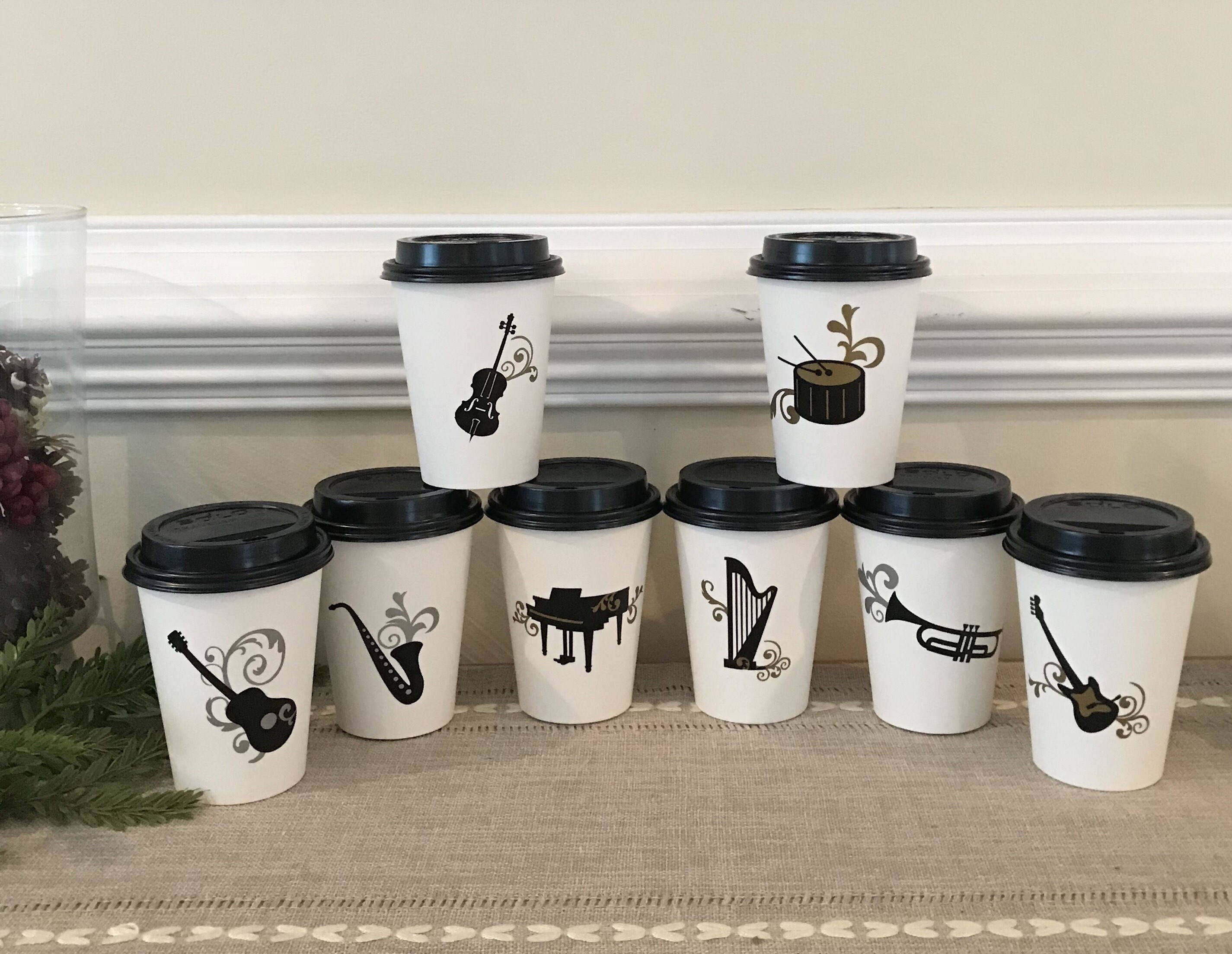 Music Party Hot Cocoa Cup Music Party Cup Piano Birthday | Etsy