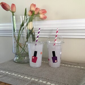 Spa Party Set, Spa Birthday, Sleepover Birthday, Including 16 Oz Drink ...