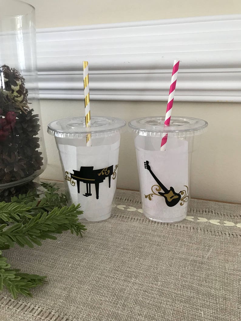 Band Party Cup Band Birthday Cup Music Party Cup Music - Etsy